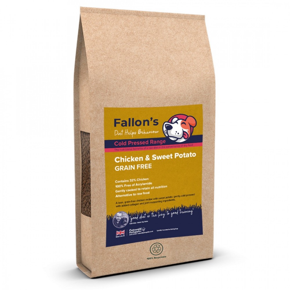 Cold Pressed Chicken & Sweet Potato Grain Free Dog Food - Cotswold Pet ...